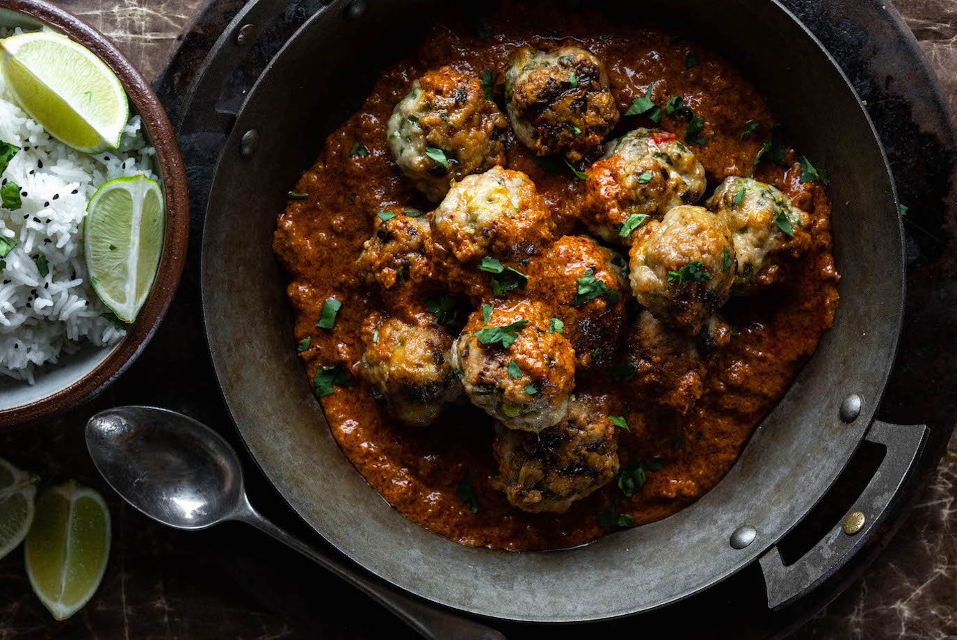 Chicken Meatball Penang Curry Recipe | Pipers Farm