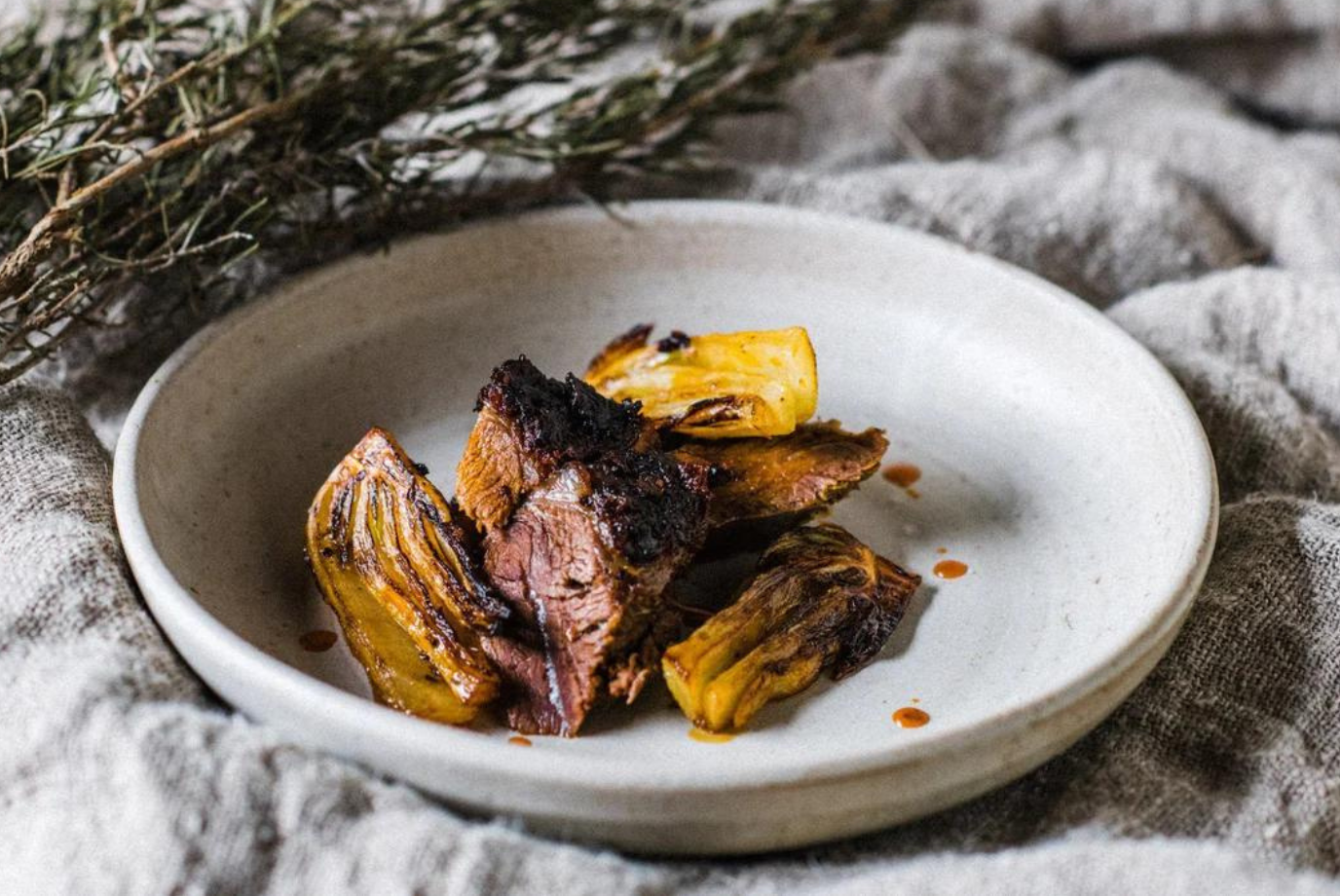 Harissa Spiced Mutton Shoulder with Roasted Fennel | Pipers Farm