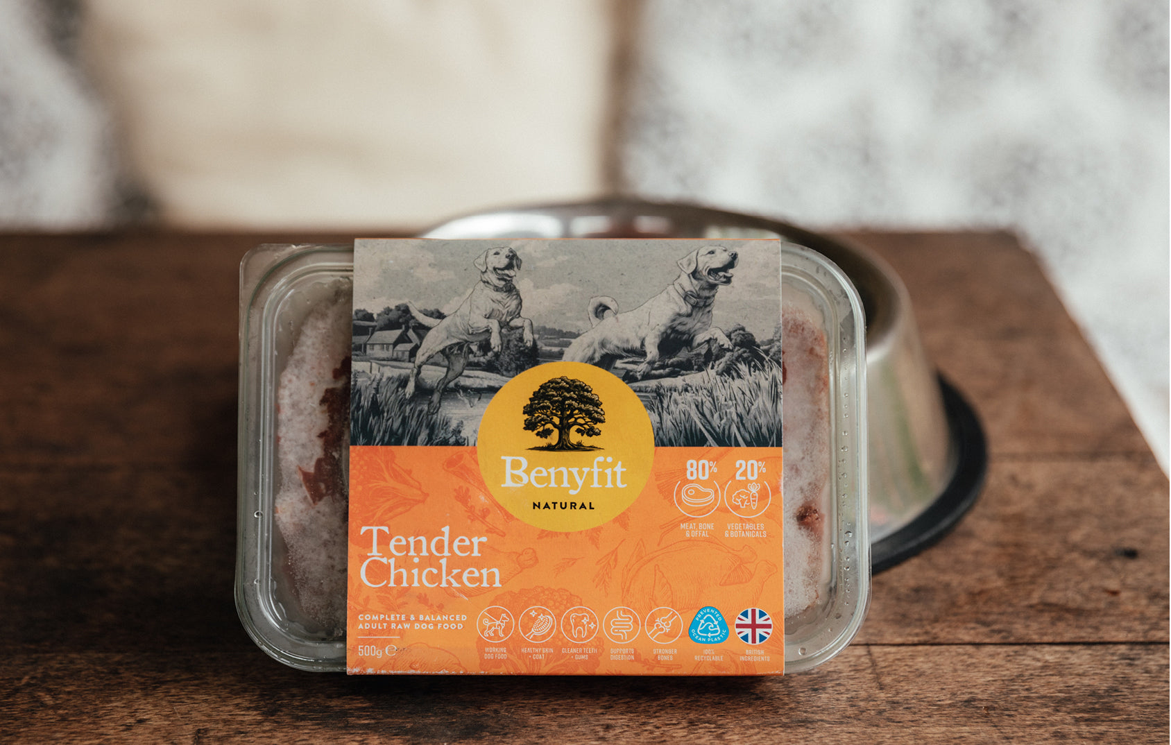Benyfit, Tender Chicken Complete Raw Dog Food | Pipers Farm