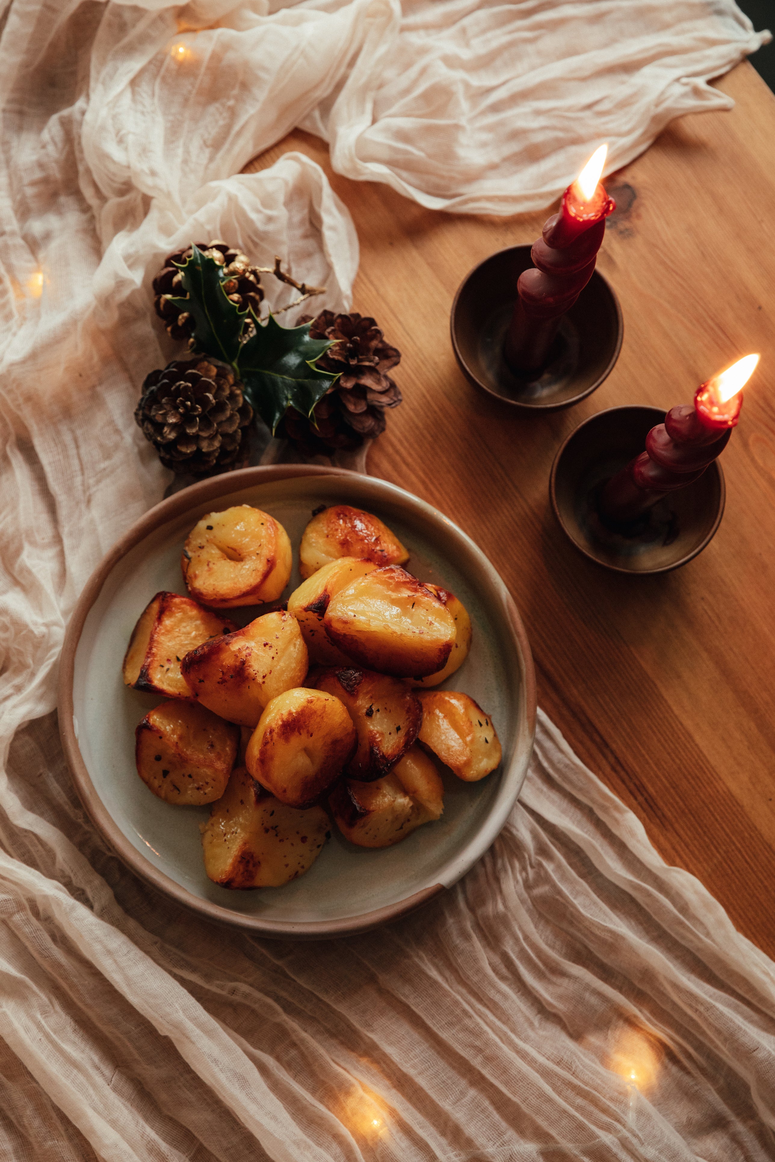 Beef Dripping Roast Potatoes with Thyme & Pink Peppercorn | Pipers Farm