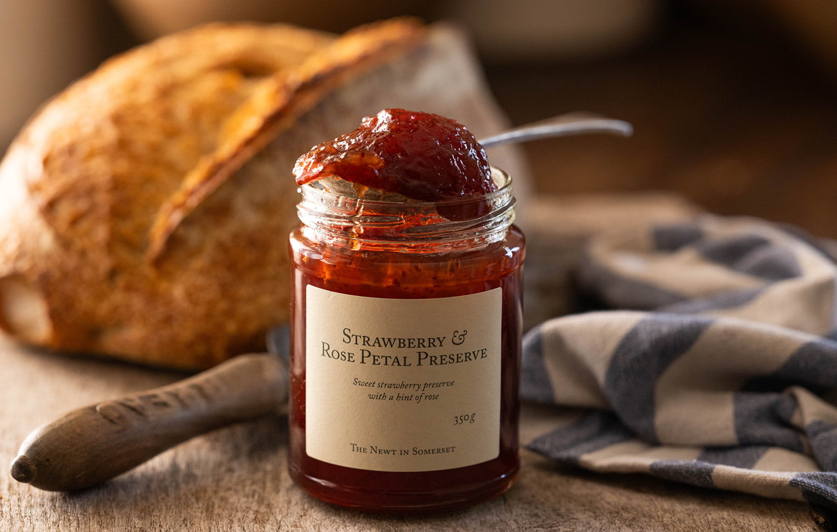 The Newt, Strawberry & Rose Petal Preserve | Pipers Farm