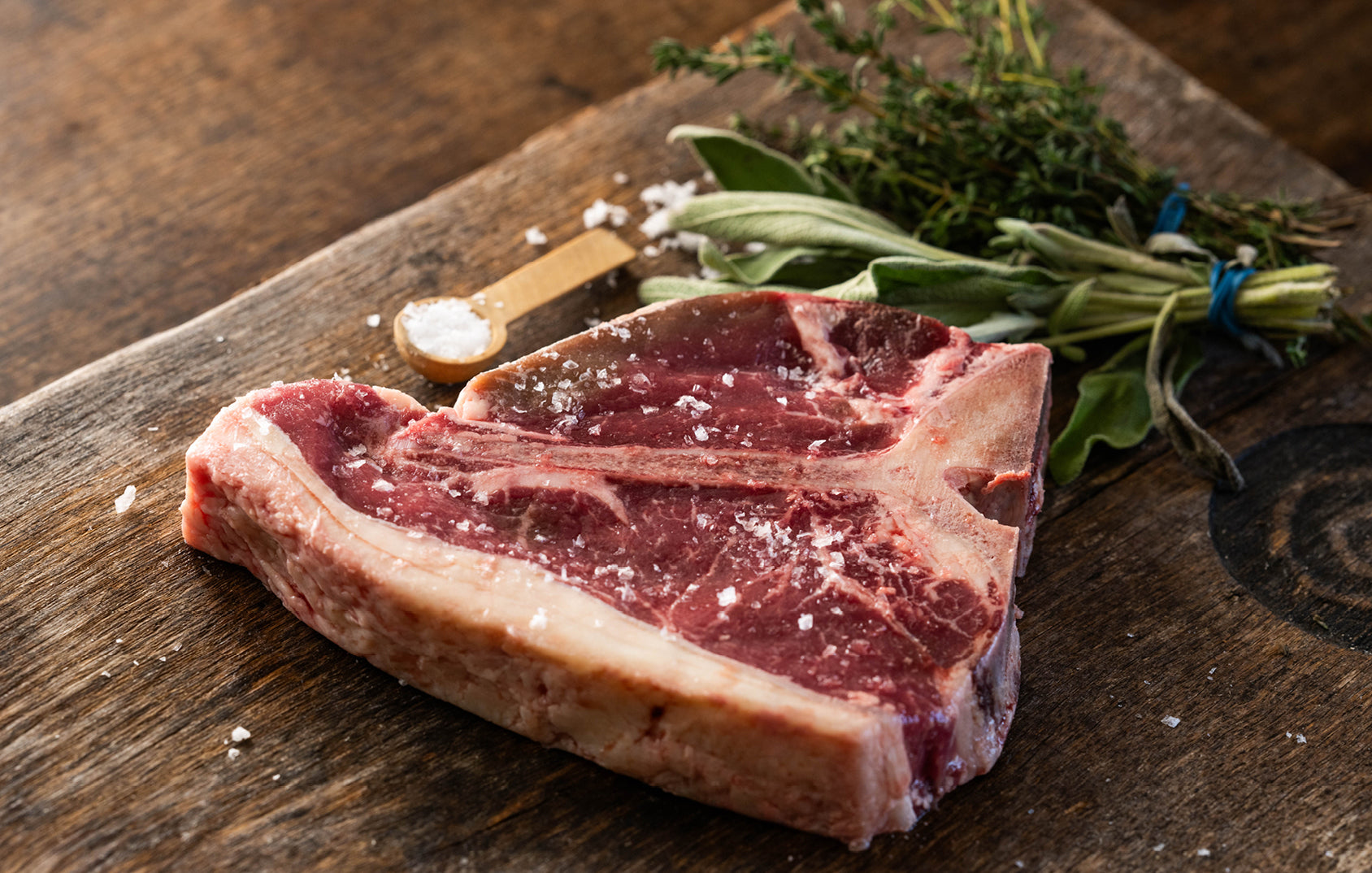 Grass Fed Beef T-Bone Steak | Pipers Farm