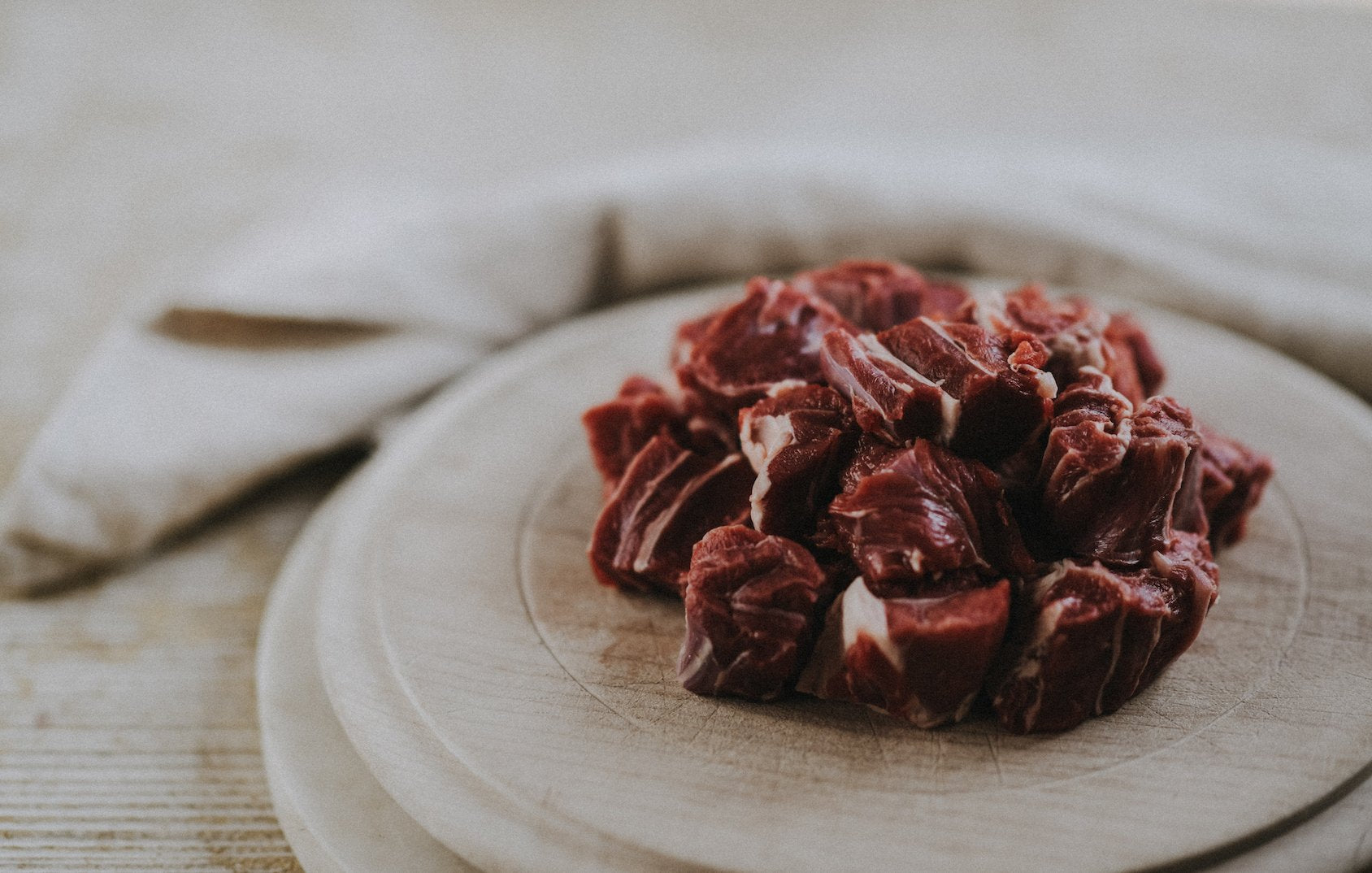 Diced Beef Shin | 100% Grass Fed Beef | Pipers Farm