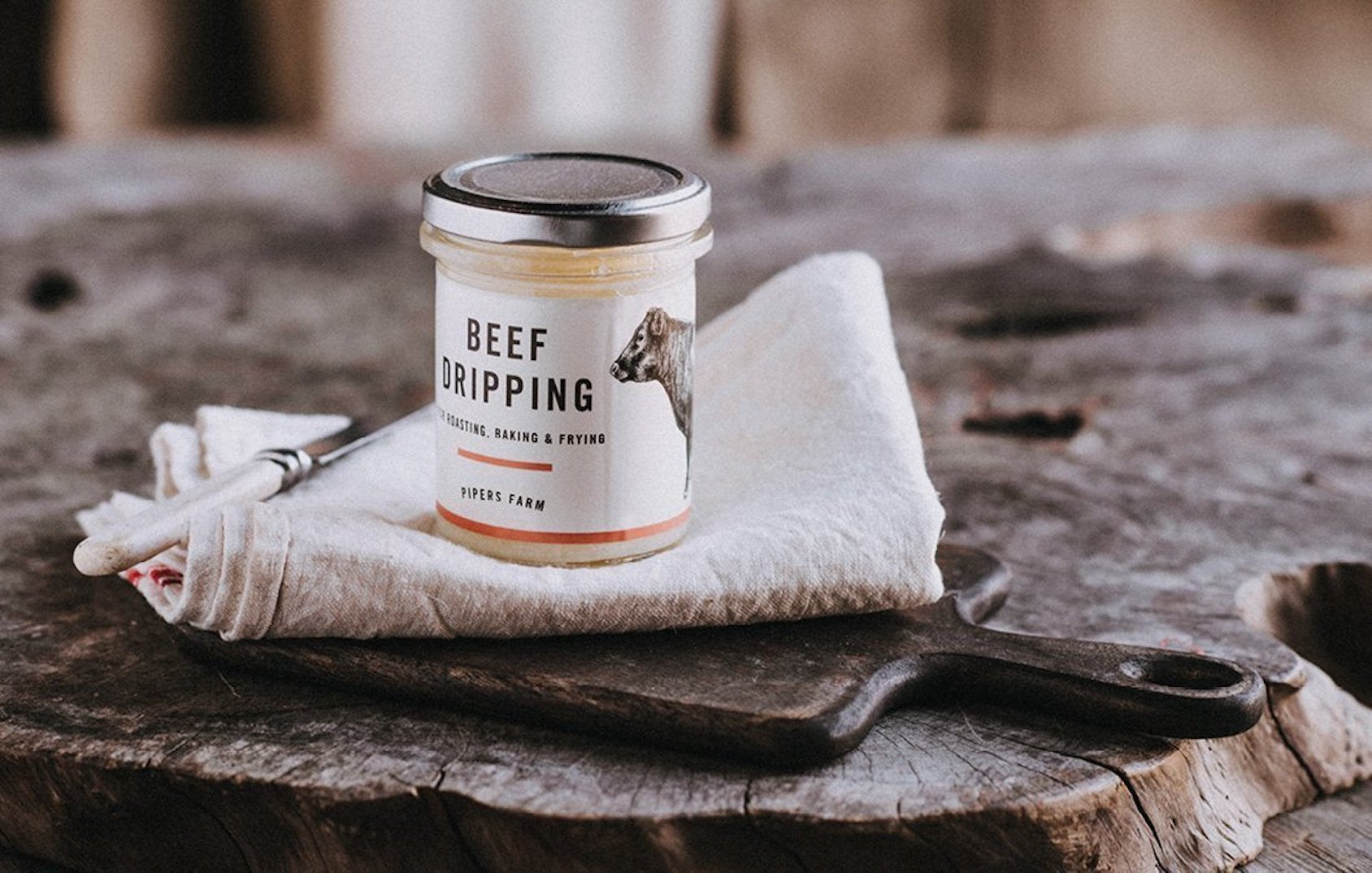 100% Grass Fed Beef Dripping | Organic Beef Fat | Pipers Farm