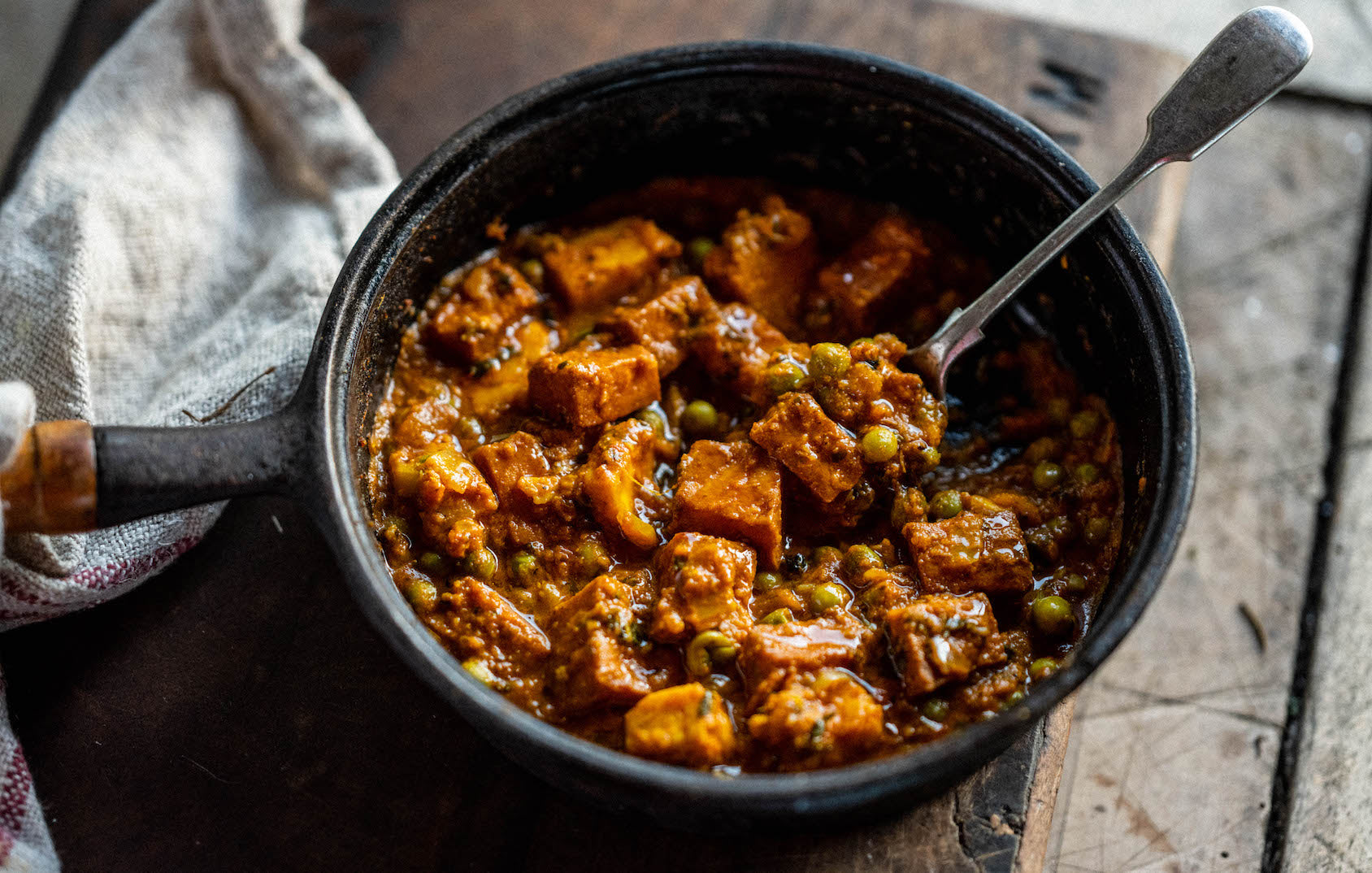Bini's Delhi Matar Paneer Curry Ready Meal | Pipers Farm