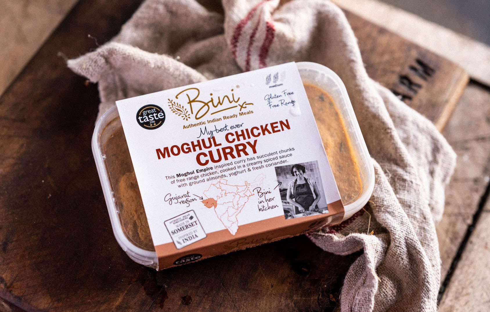 Bini's Moghul Chicken Curry Ready Meal | Pipers Farm
