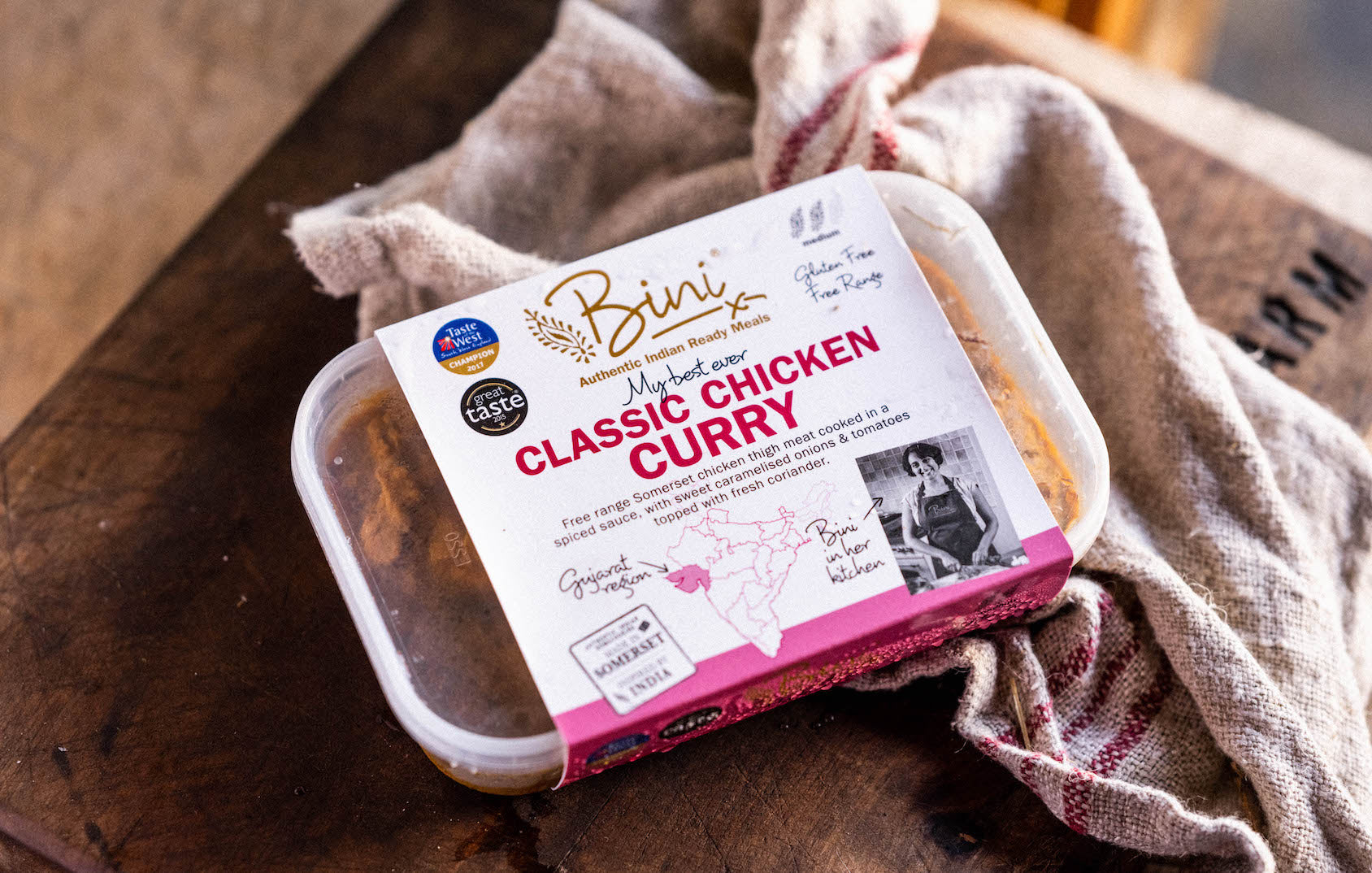 Bini's Classic Chicken Curry Ready Meal | Pipers Farm