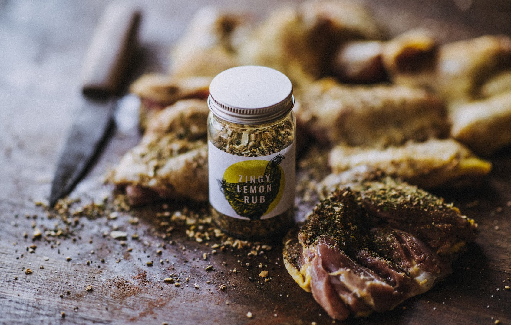 Zingy Lemon Rub | Rubs & Extras | Pipers Farm